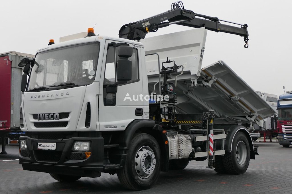 IVECO 19 - 320 KM / E 6 / Wywrotka + HDS / HYDROBURTA / 3 STRONNY KIPP kiper