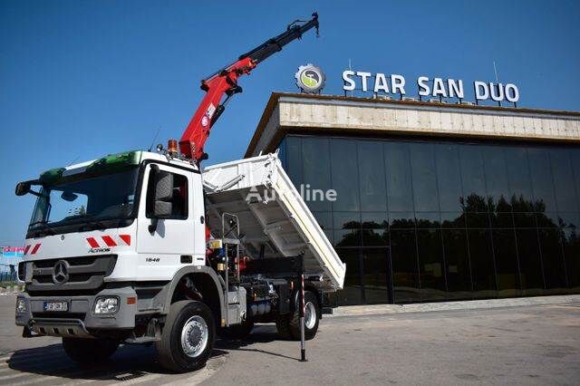 Mercedes-Benz ACTROS 1848 4x4 HMF 1300 Crane Kiper Euro 5