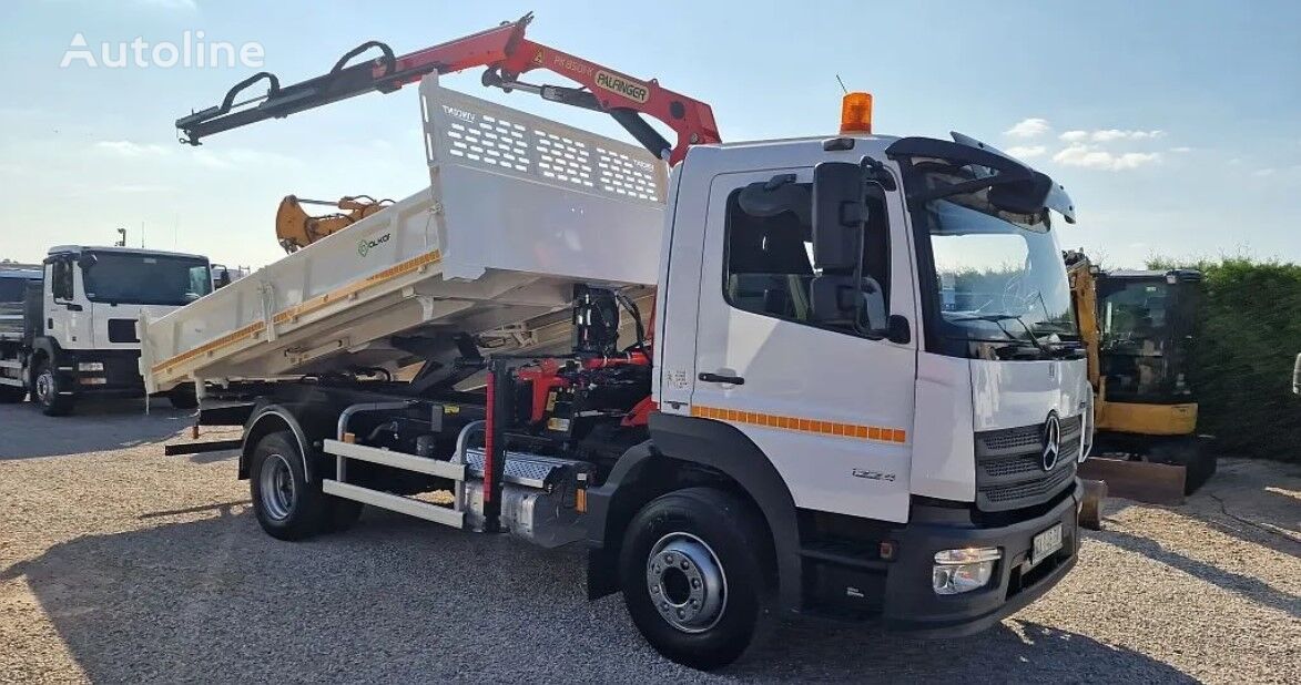 Mercedes-Benz Antego 1224Tipper + crane Palfinger PK8501K kiper