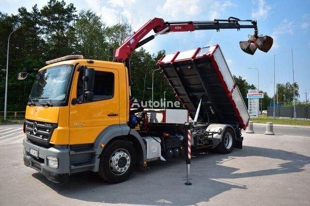 Mercedes-Benz AXOR 1824 4x2 HMF 975 Euro 5 Rotator Kipper KRAN kiper