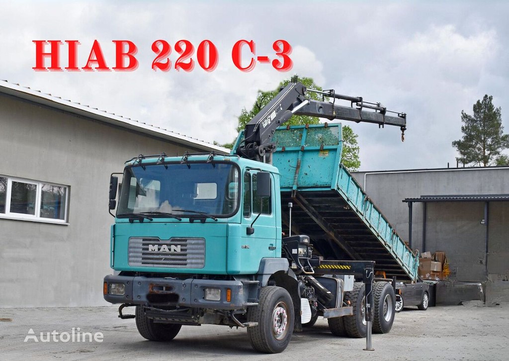 MAN 27-314 * HIAB 220 - 3 + FUNK * 6x4 kiper