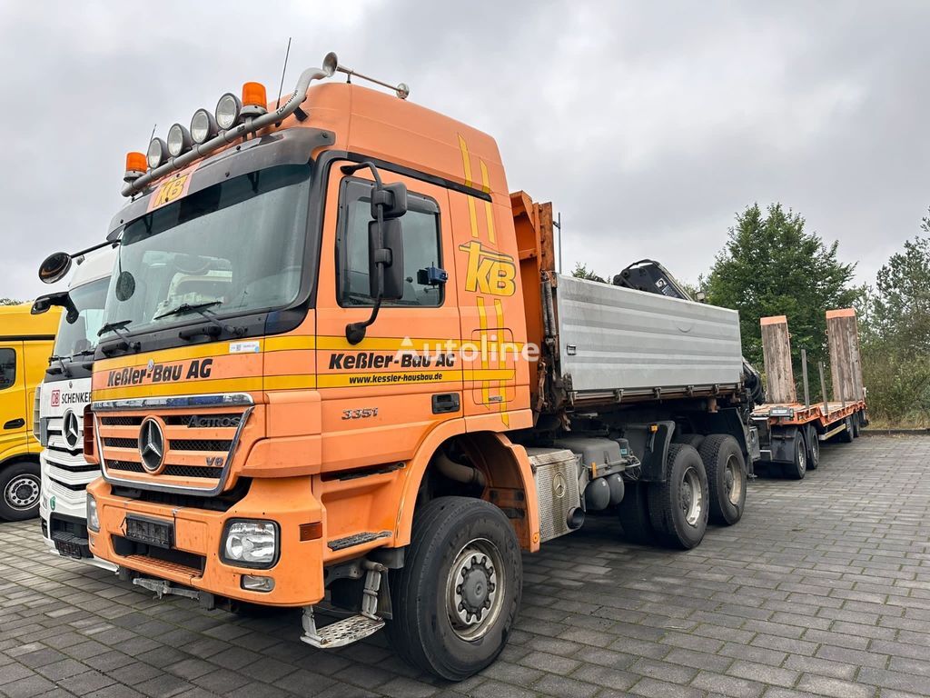 Mercedes-Benz Actros 3351 Tipper + crane Hiab 166 ES 5 6x6 kiper