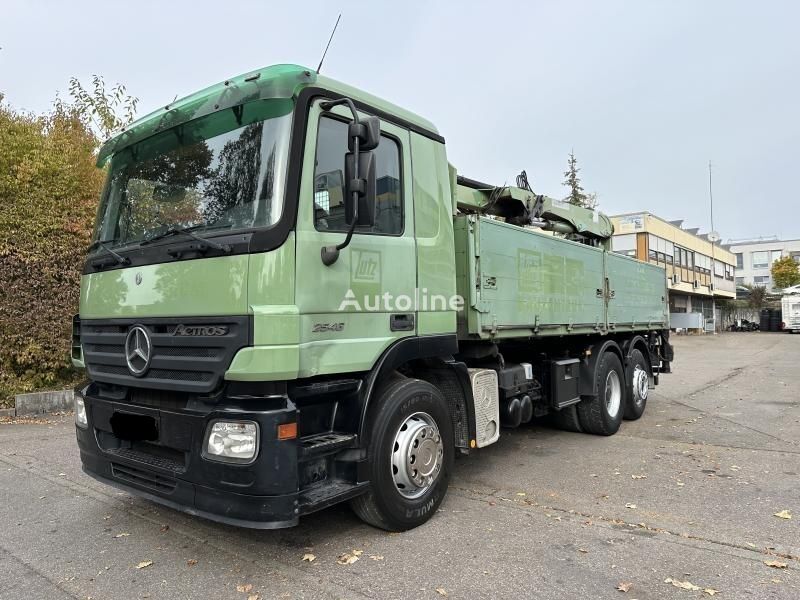 Mercedes-Benz Actros 2546 2 way tipper + crane HMF 1660 L2 6x2 kiper