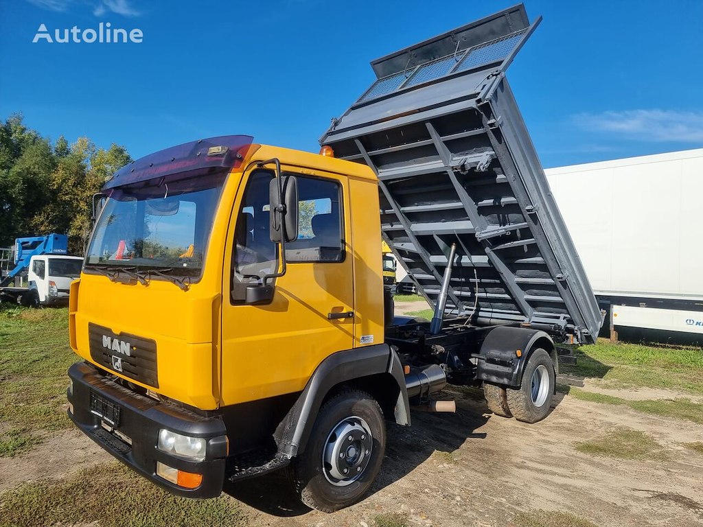 MAN LE 8.180 Meiller Kipper Three-Sided Tipper - 3 old. billencs - T kiper