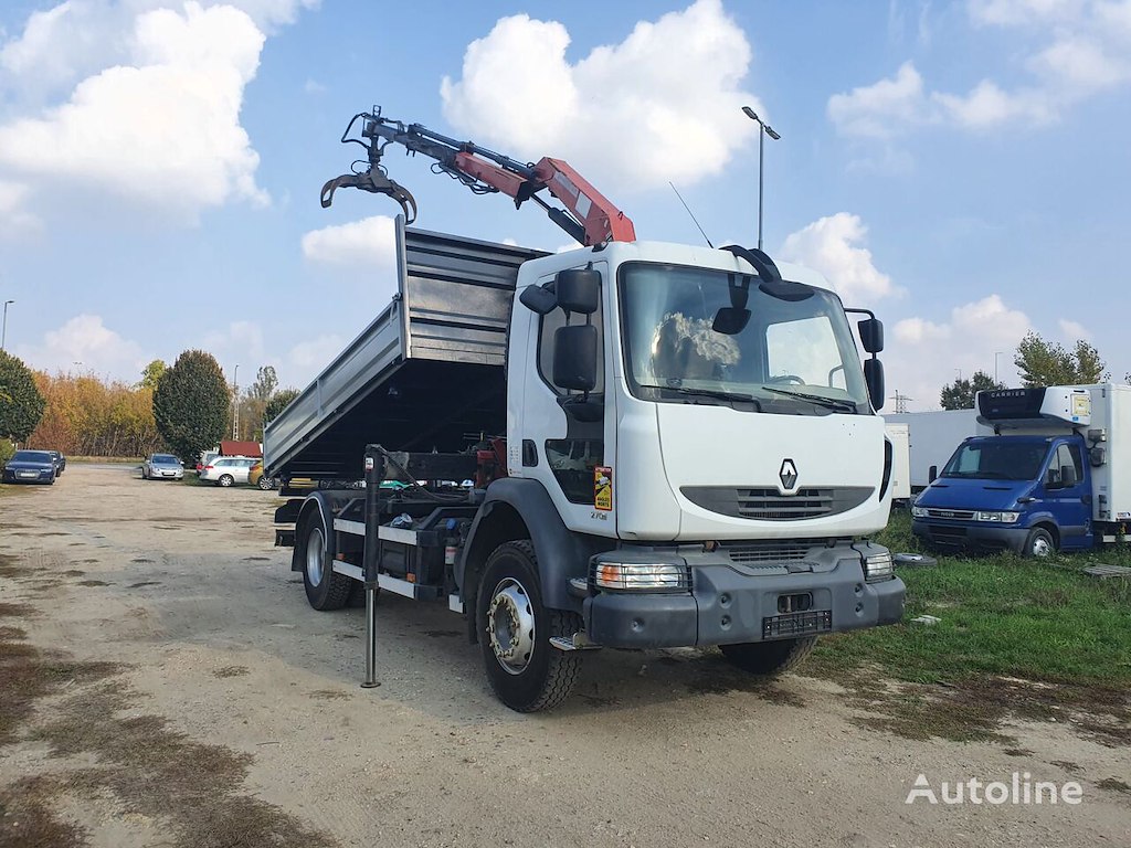 Renault Midlum 270 DCi -Tipper + HMF 635 K2 + remote kiper