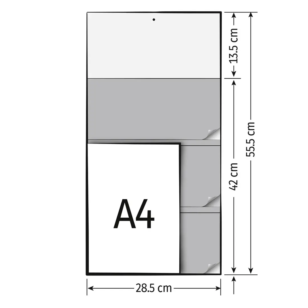 POSLOVNI 17
Zidni kalendar, 3 x 12 listova, tromesečni, trodelni