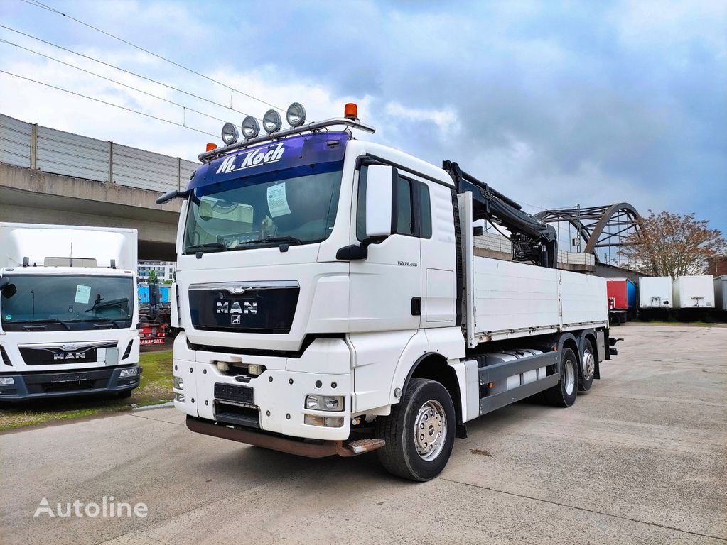 MAN TGX 26.480 kamion s ravnom platformom