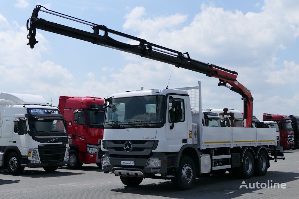 Mercedes-Benz ACTROS 2636 kamion s ravnom platformom