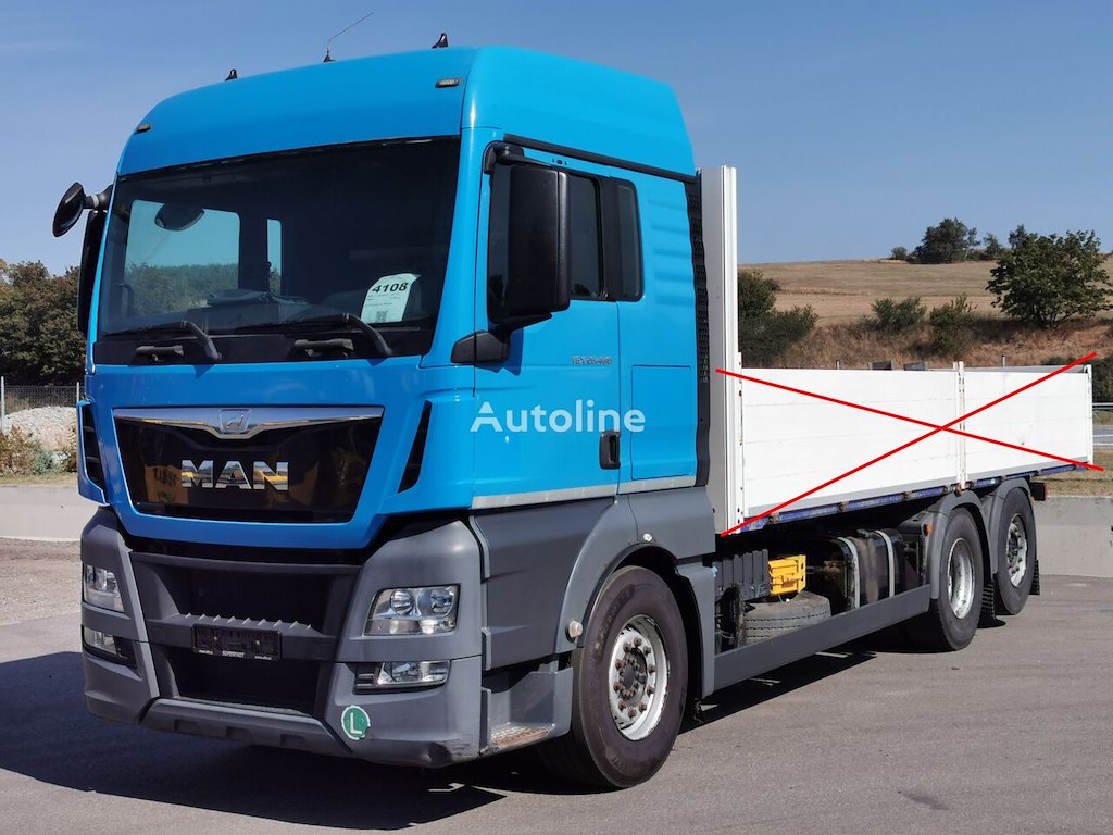 MAN TGX 26.480 6X2-4 BL EURO 6 RETARDÉR kamion s ravnom platformom