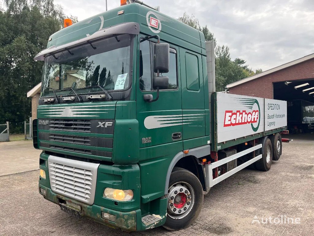 DAF XF 95.430 6x2 Manuel Gearbox Germany regestration !!! kamion s ravnom platformom