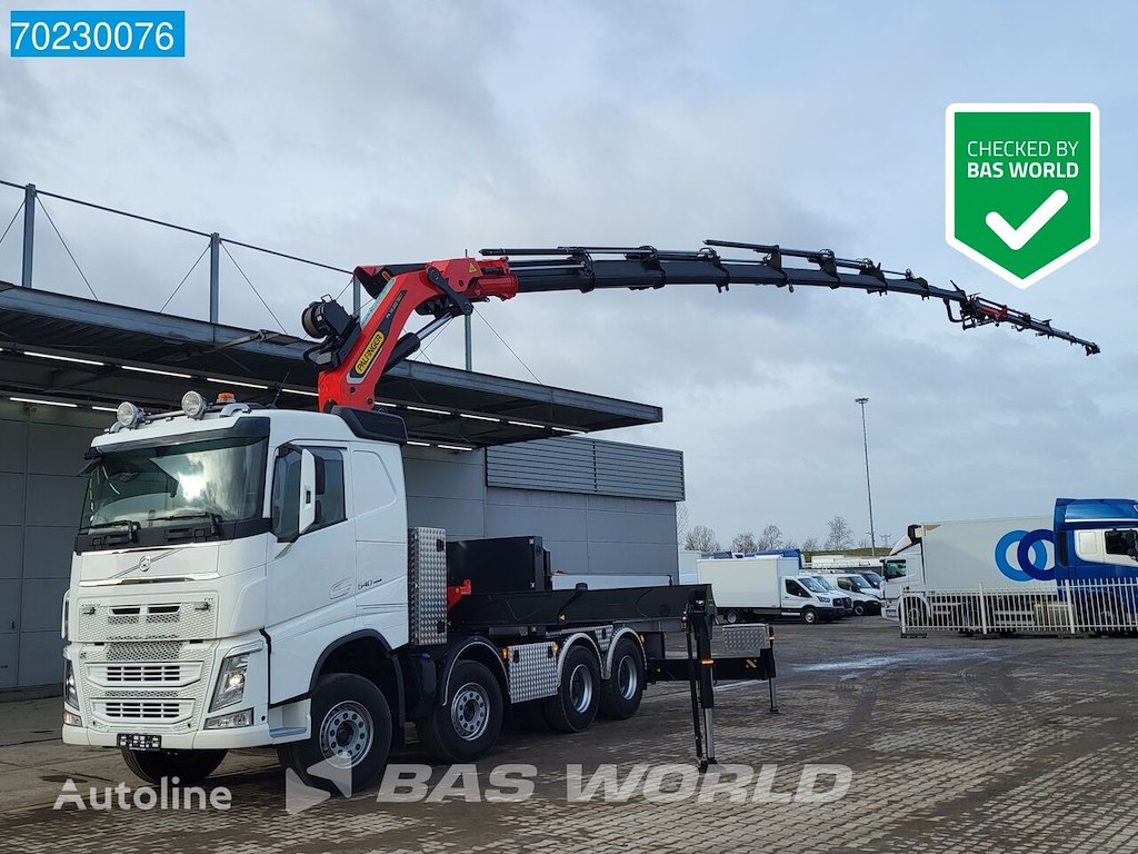 Volvo FH 540 8X4 NEW CRANE PK58.002 Trekker-Bakwagen Euro 6 kamion s ravnom platformom