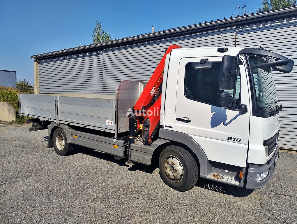 Mercedes-Benz ATEGO 818 *PALFINGER PK 8501 *ONLY 62tkm *PLATFORM 4.5m *TOP CON kamion s ravnom platformom