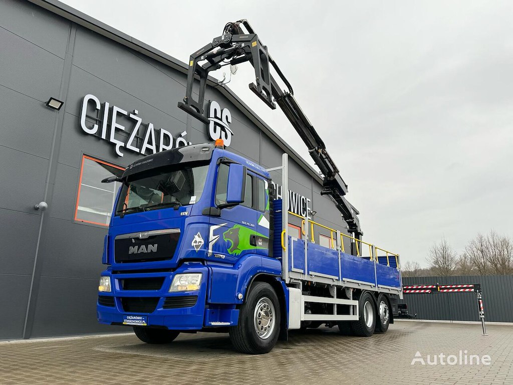 MAN TGS 26.360 kamion s ravnom platformom