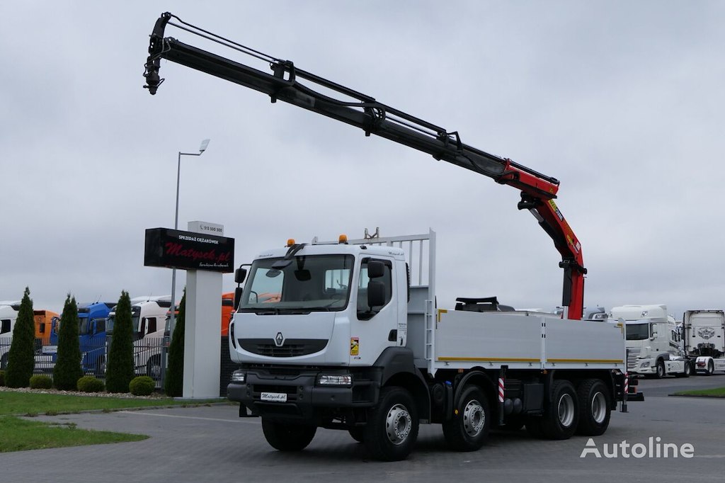 Renault KERAX 410 DXI kamion s ravnom platformom