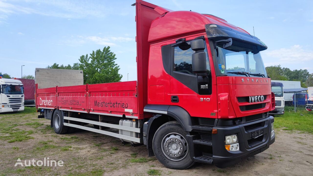 IVECO Stralis 310 Pritsche 8m + LBW Dautel 1500 kg kamion s ravnom platformom