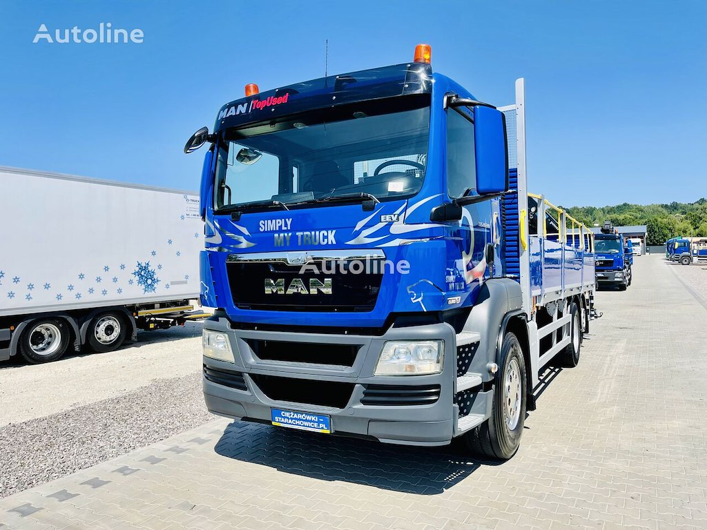 MAN TGS 26.360 kamion s ravnom platformom