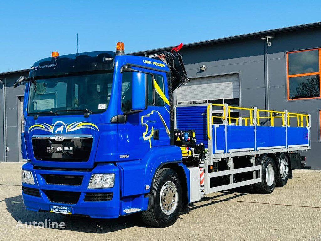 MAN TGS 26.360 kamion s ravnom platformom