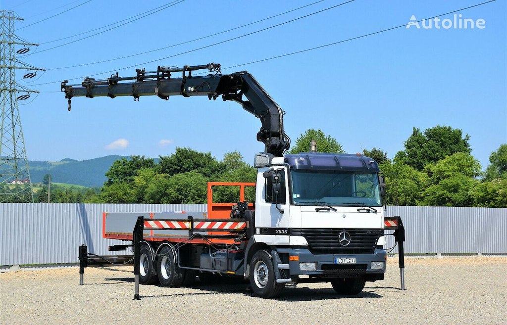 Mercedes-Benz ACTROS 2635 kamion s ravnom platformom