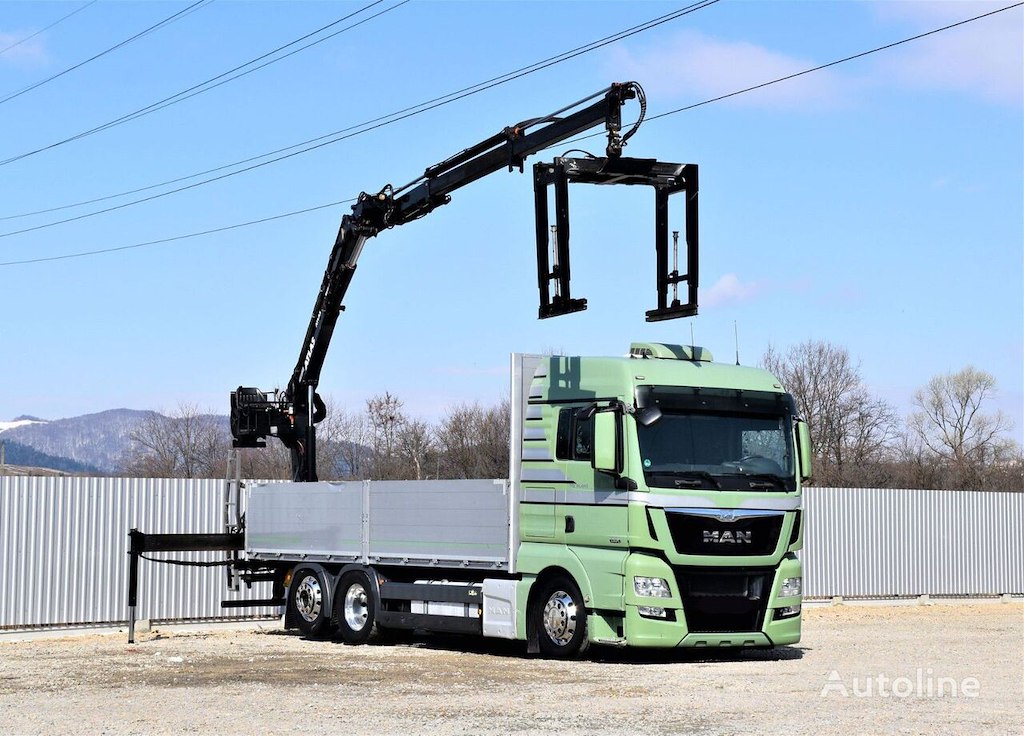 MAN TGX 26.440 kamion s ravnom platformom