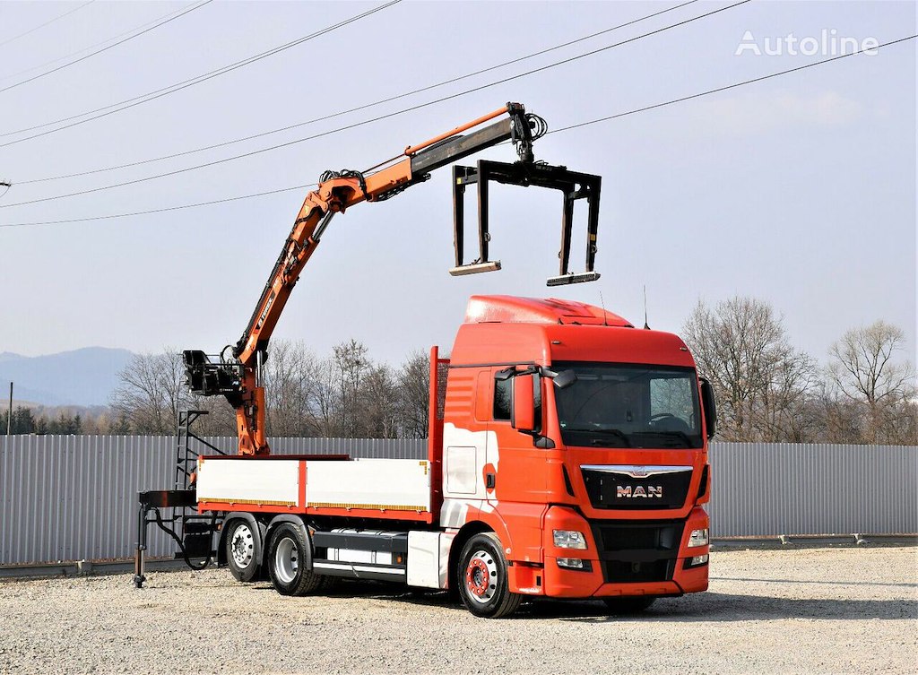 MAN TGX 26.440 kamion s ravnom platformom