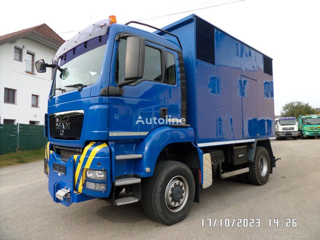 MAN TGS 18.480 + Stromaggregat 180 KVA Electric kamion furgon