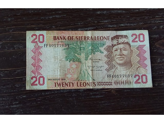 SIERRA LEONE 20 L 1984