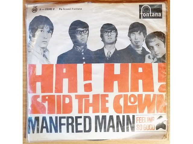 SP MANFRED MANN - Ha! Ha! Said The Clown (67) 2.pres G+