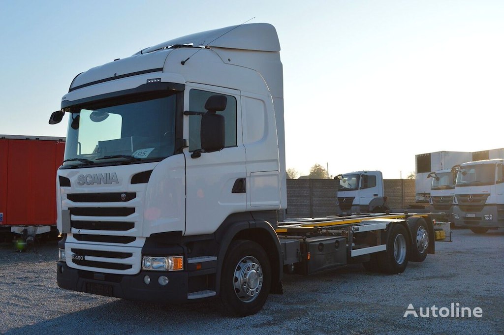 Scania R450 EURO 6 WECHSELFAHRGESTELL 1HAND DEUTSCH LKW kamion šasija