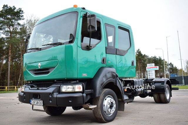 Renault MIDLUM 4x4 DOKA DUBEL KABINE CHASSIS kamion šasija