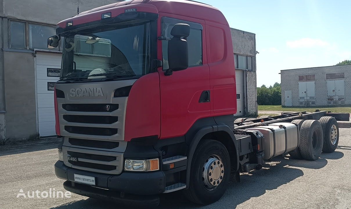 Scania R450 6x2, manual+ PTO kamion šasija