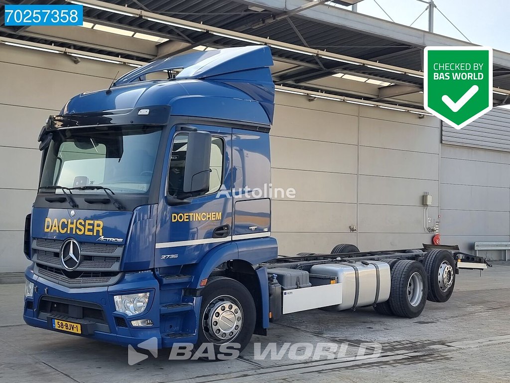 Mercedes-Benz Actros 2536 6X2 NL-Truck StreamSpace 2x Tanks Lift+Lenkachse kamion šasija