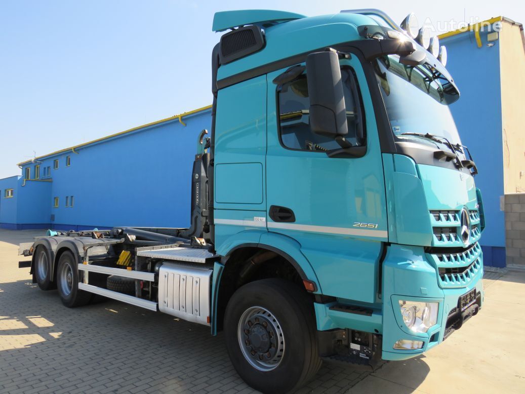 Mercedes-Benz AROCS 2651, EURO 6, Hydrodrive 6x4, Dvíh.ruka KURTA 26 Ton kamion rol kiper