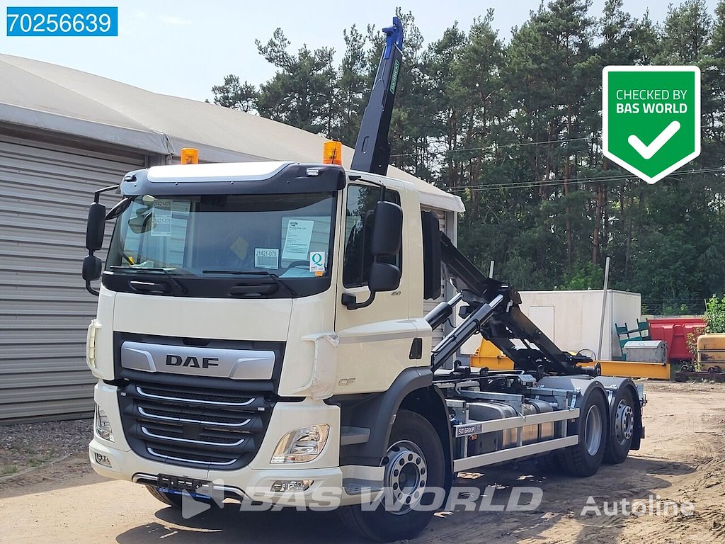 Novi DAF CF 450 6X2 NEW 20T HOOK Lift+Lenkachse Euro 6 kamion rol kiper