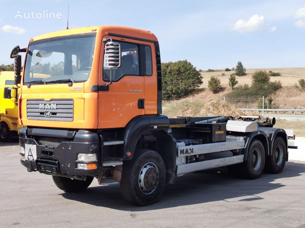 MAN TGA 26.390 6x6 BB EURO 3 hákový nosič kamion rol kiper