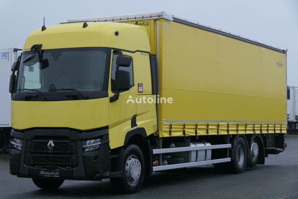 Renault T 460 / CURTAINSIDER - 60 M3 / 6X2 / L: 9,15 M / NEW MODEL / NAV kamion sa klizna zavesa cerada