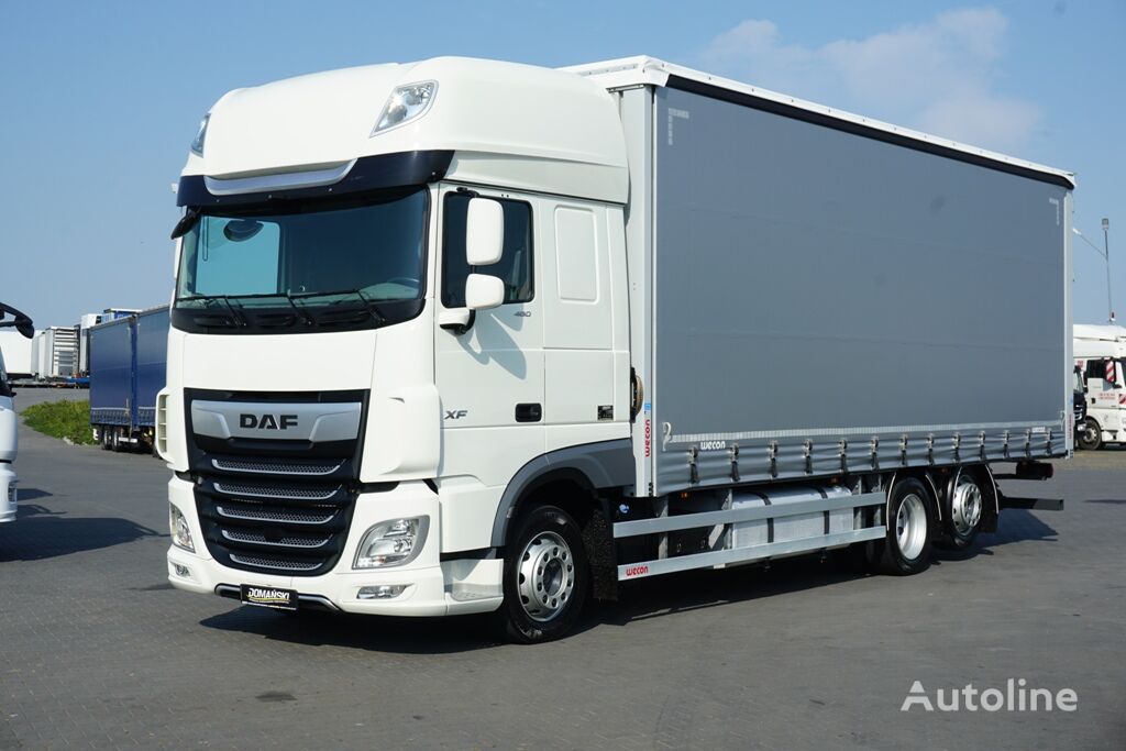 DAF XF / 480 / ACC / EURO 6 / SSC / DŁ. 8,1 M / 20 PALET kamion sa klizna zavesa cerada