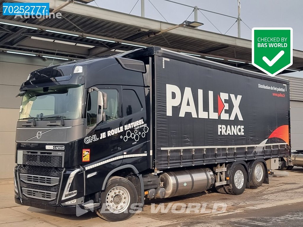 Volvo FH 460 6X2 LNG VEB+ Globetrotter ACC Navi Standklima LED kamion sa klizna zavesa cerada