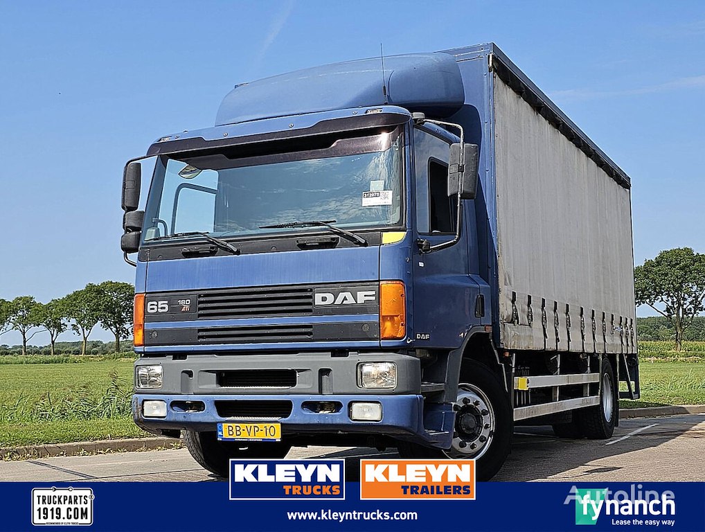 DAF 65.180 manual nl-truck kamion sa klizna zavesa cerada