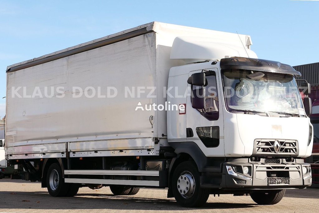 Renault D 13.240 Curtain side 7,3 m + tail lift kamion sa klizna zavesa cerada