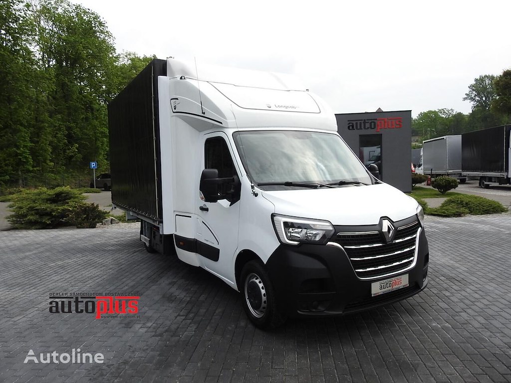 Renault MASTER PLANDEKA 10 PALET WEBASTO TEMPOMAT KLIMATYZACJA LEDY PNEU kamion s ceradom < 3.5t