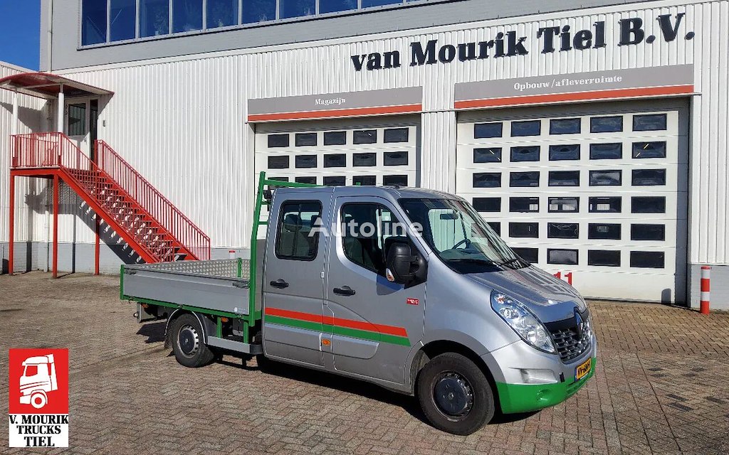 Renault Master 125.35 FWD DUBBELE CABINE - 7 ZITPLAATSEN - PICK-UP - EUR kamion s ravnom platformom < 3.5t