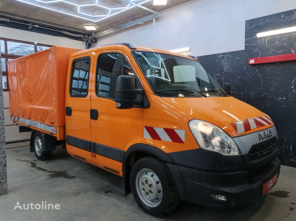 IVECO Daily 29L13 Doka Dubel Plandeka Hak Automat 2012r kamion s ravnom platformom < 3.5t