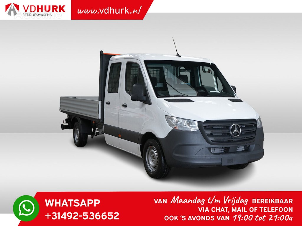 Novi Mercedes-Benz Sprinter 317 CDI Aut. L3 DC Dubbel Cabine 7P./ Open laadbak/ 3.5 kamion s ravnom platformom < 3.5t