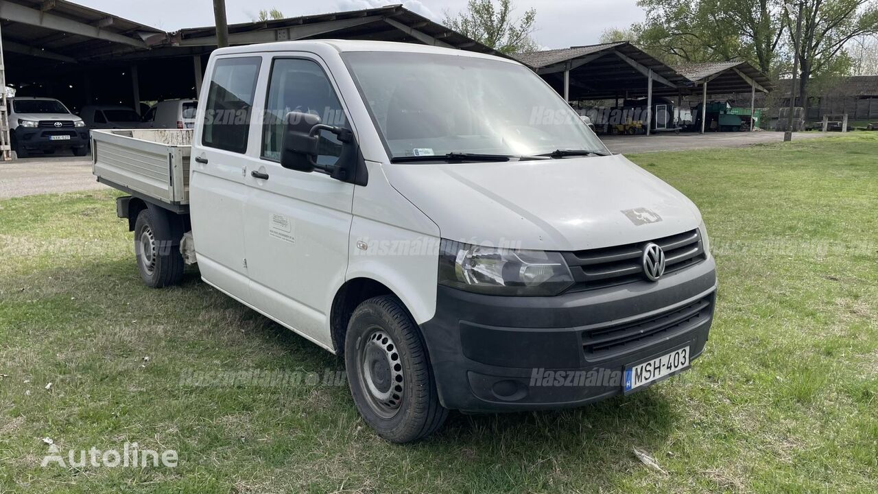 Volkswagen Transporter T5 Doka flatbed kamion s ravnom platformom < 3.5t