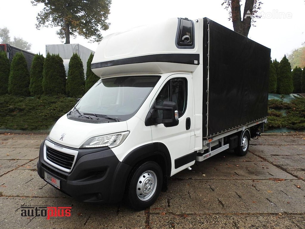 Peugeot BOXER PLANDEKA WINDA 8 PALET WEBASTO KLIMATYZACJA LEDY 165KM [ kamion s ceradom