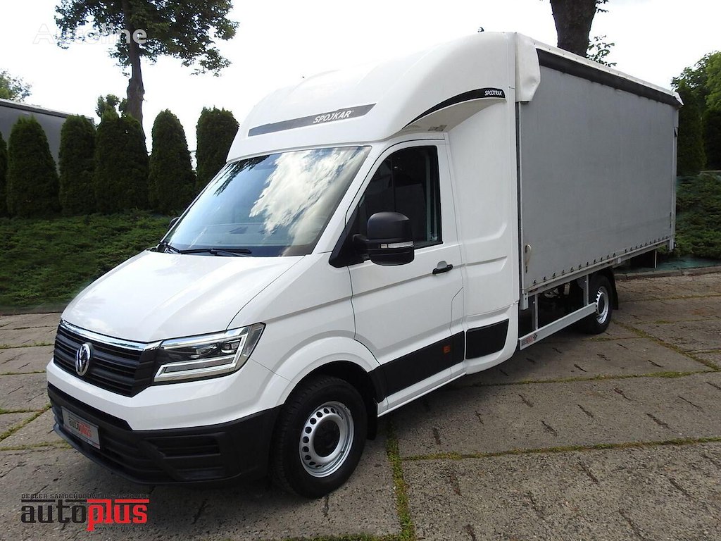 Volkswagen CRAFTER PLANDEKA 10 PALET KLIMATYZACJA TEMPOMAT LEDY 180KM [ 4 kamion s ceradom