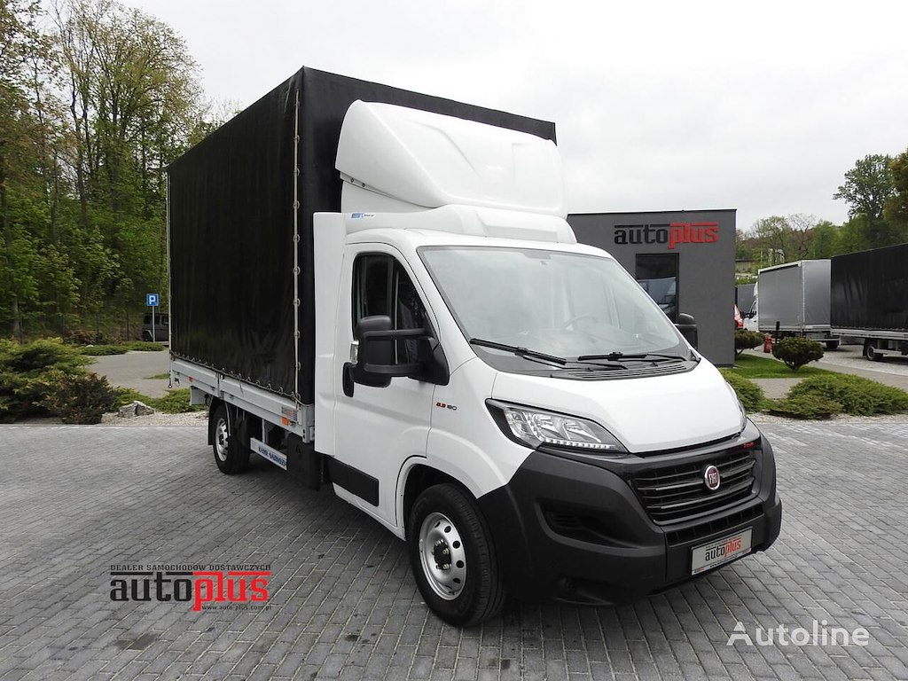 FIAT DUCATO PLANDEKA 8 PALET TEMPOMAT NAWIGACJA KLIMATYZACJA LEDY 13 kamion s ceradom