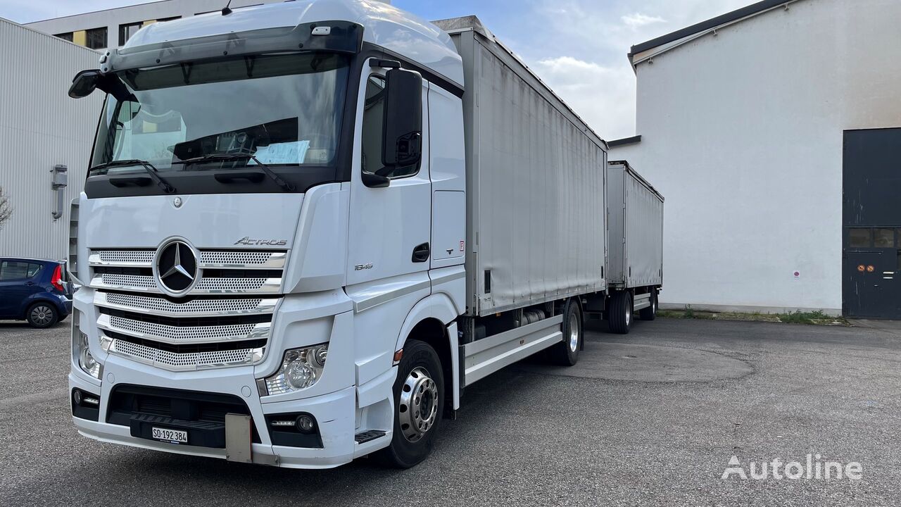 Mercedes-Benz Actros 1845 kamion s ceradom + prikolica sa ceradom