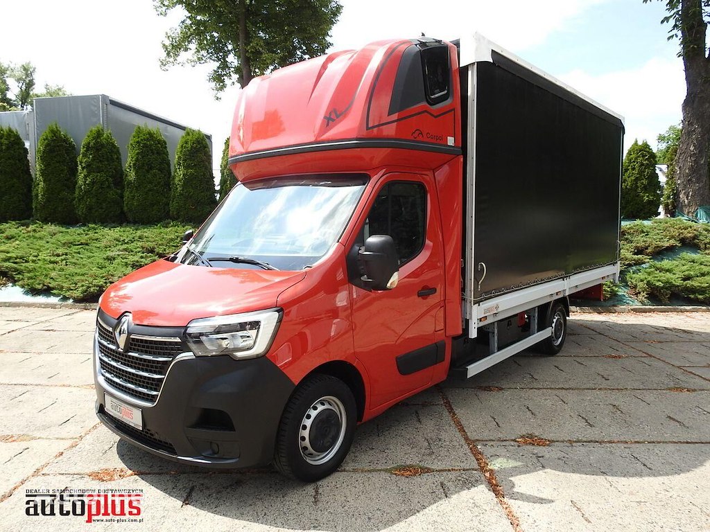 Renault MASTER PLANDEKA 10 PALET WEBASTO KLIMATYZACJA TEMPOMAT LEDY PNEU kamion s ceradom