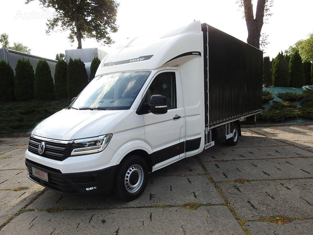 Volkswagen CRAFTER PLANDEKA 10 PALET WEBASTO TEMPOMAT KLIMATYZACJA LEDY 18 kamion s ceradom